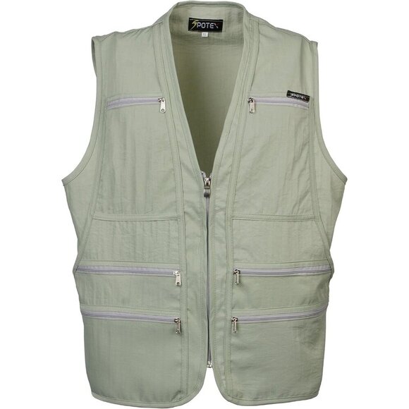 Jackets & Coats | Mens 9 Pockets Work Utility Vest Military Photo ...